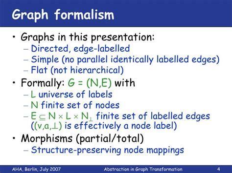 Ppt I Neighbourhood Abstraction In Graph Transformation Powerpoint