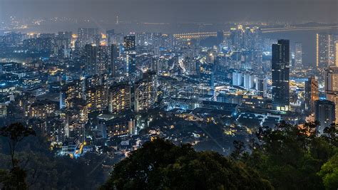 深圳南山区城市夜景高清图片下载 正版图片501557932 摄图网