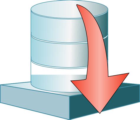 Database Down Icon Clip Art At Vector Clip Art Online