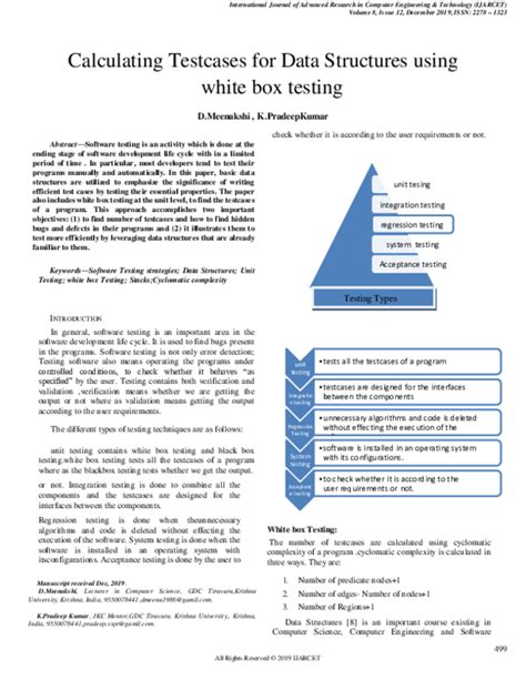 pdf calculating testcases for data structures using white box testing