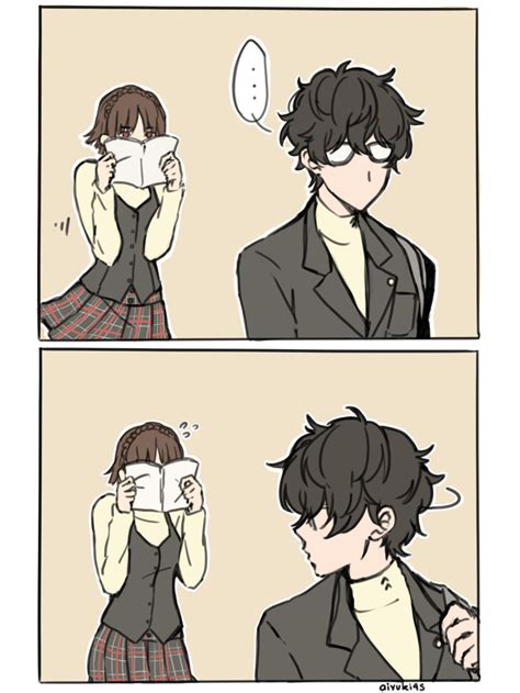 Amamiya Ren And Niijima Makoto Persona And 1 More Drawn By Aiyukii4s