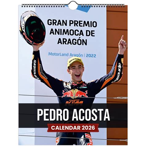 Pedro Acosta 2026 Wall Calendar Motogp Racer Tribute Calendar For Fa