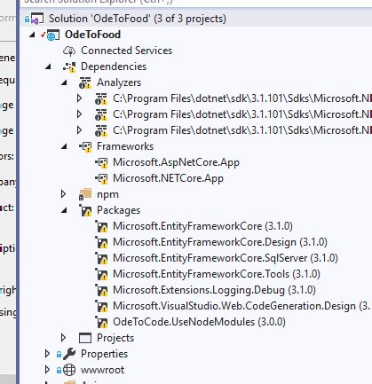 Dependencies Error Of Odetofood Issue Odetocode Odetofood Github