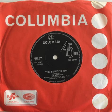 Levi Jackson This Beautiful Day Rare Soul 45s