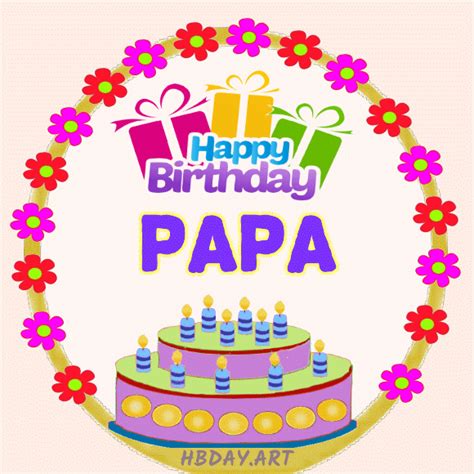 Happy Birthday Papa  Hbdayart