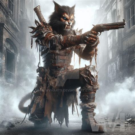 Werecat 1 By Wvharts On Deviantart