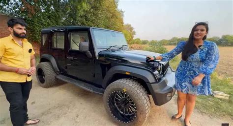 Brand New Mahindra Thar Roxx Modified With 22 Inch Alloy Wheels Video