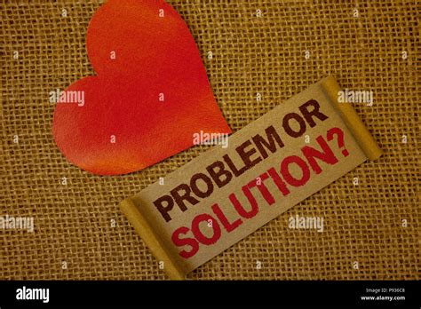 Word Writing Text Problem Or Solution Question Business Concept For