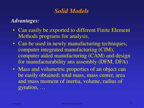 Ppt Introduction To Solid Modeling Parametric Modeling Powerpoint