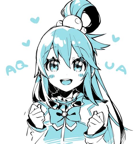 Safebooru 1girl Aqua Konosuba Bare Shoulders Blue Eyes Blue Hair