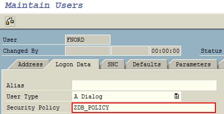 SAP Security Policies