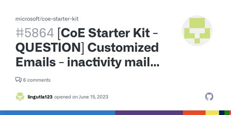 [coe Starter Kit Question] Customized Emails Inactivity Mail When Deletion Failed Not In