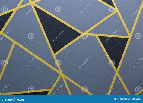 Random Geometric Pattern Stock Image Image Of Line 112027635
