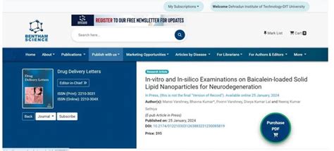 Dr Neeraj Kumar Sethiya On Linkedin Reserach Publication Update January Congratulations