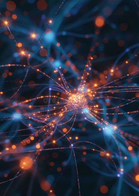 Solar Sails In Deep Space Abstract Geometric Patterns Generative Ai Stock Illustration