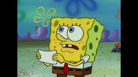 Spongebob Asking Squidward If Hes Sure About Not Giving The Paper Back