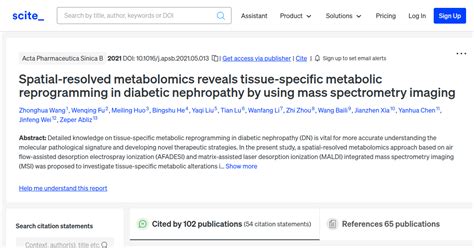 Spatial Resolved Metabolomics Reveals Tissue Specific Metabolic Reprogramming In Diabetic