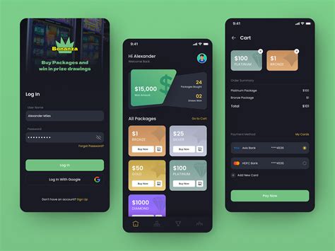 lottery app by asmitaa on dribbble
