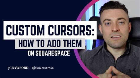 Add A Custom Cursor To A Squarespace Website Youtube