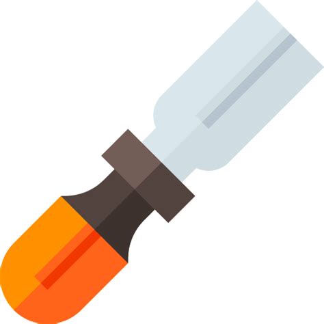 Chisel Basic Straight Flat Icon