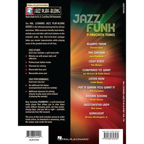 Hal Leonard Jazz Play Along Jazzfunk Thomann France