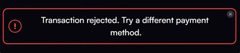 Error Message While Making Payment The Real World