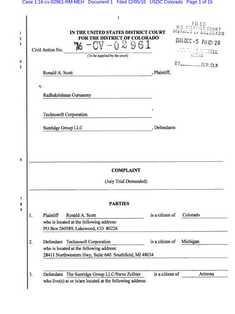 Ronald Scott Vs Technosoft Corporation Pdf