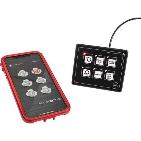 Drivetech 4X4 6 Way Touch Switch Panel With Bluetooth Control 4X4 OFFROAD