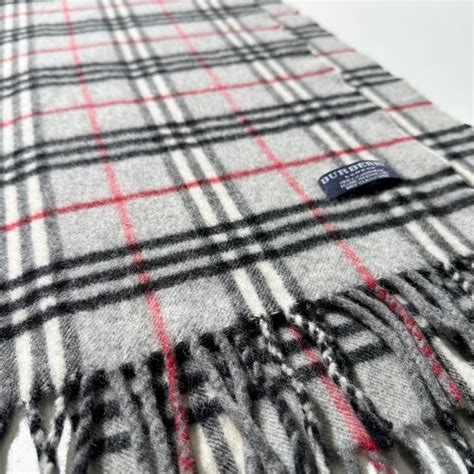 버버리 100 캐시미어 체크 머플러 목도리 후루츠패밀리