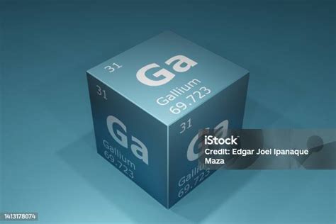 갈륨 주기율표의 요소의 기호의 3d 렌더링 원자 번호 원자 무게 이름 및 기호 교육 과학 및 기술 3d 일러스트 레이 션 개체 그룹에 대한 스톡 사진 및 기타 이미지