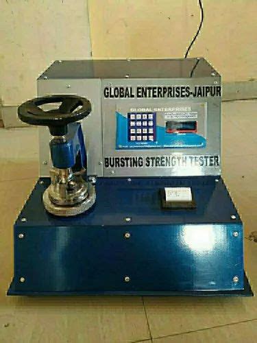 Analog Mild Steel Microprocessor Bursting Strength Tester Single Head For Laboratory At ₹ 70000