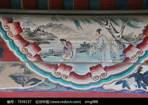颐和园长廊画古代夫妻道别高清图片下载红动中国