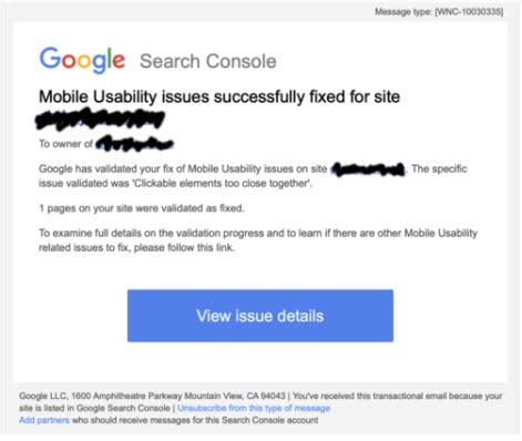 Google Search Console Mobile Fix Christom Melbourne