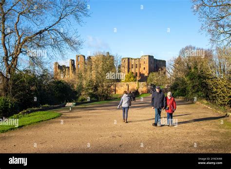 The Remains Of Kenilworth Castle Warwickshire Built After The Norman