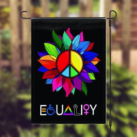Equality Flag In This House We Support Equality Flag Lgbt Pride Flag