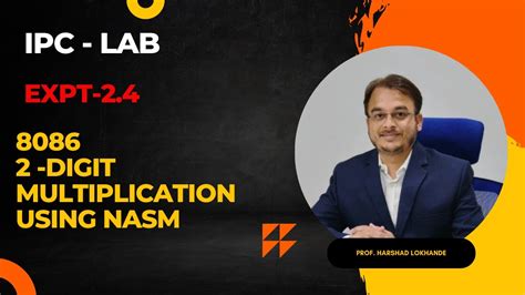 Two Digit Number Multiplication Asm Code For 8086 Using Nasm Youtube