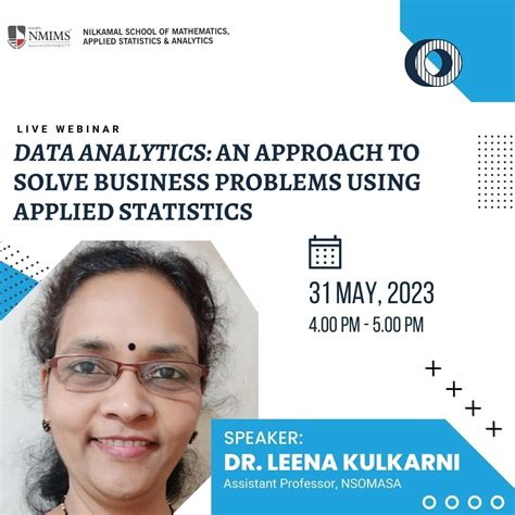 Nmims School Of Mathematics Applied Statistics And Analytics On Linkedin