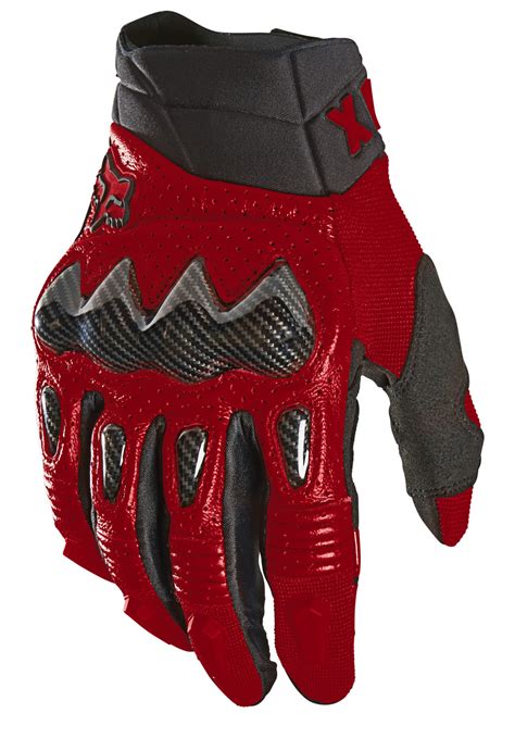 Fox Bomber Glove Flame Red Mcas