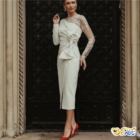 مدل لباس عقد کوتاه محضری مدل لباس نامزدی کوتاه و ساده