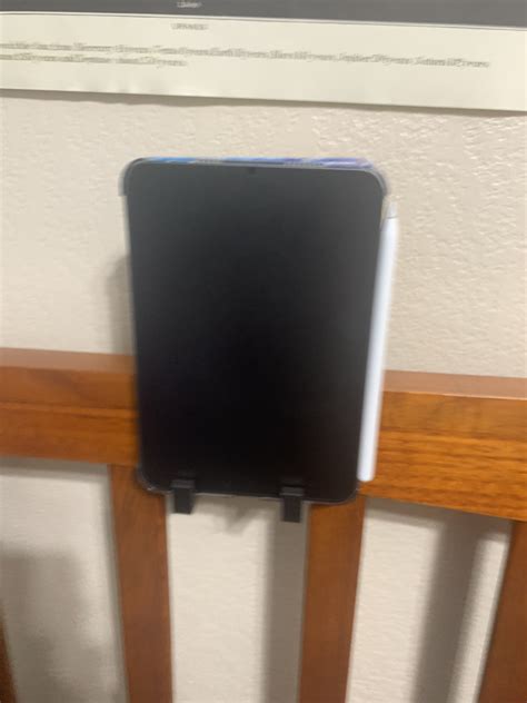 Bed Frame Tablet Holder By Spacefinder Download Free Stl Model