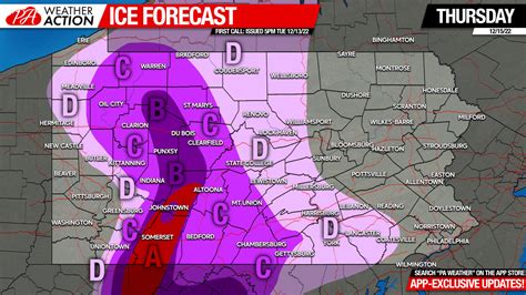 First Call Snowfall And Ice Accumulation Forecast For Thursday Friday