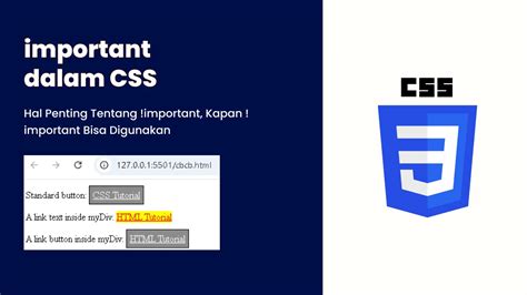 Belajar Css 66 Important Dalam Css — Minarsih Tech