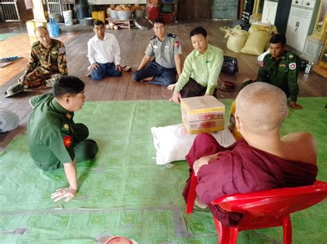 မြေပုံမြို့၌ လေဘေးသင့် အဆောက်အဦများ သွားရောက်ကြည့်ရှုပြီး လေဘေးခုံလ