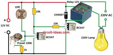 Simple Automatic Day Night Switch Circuit Circuit Ideas For You