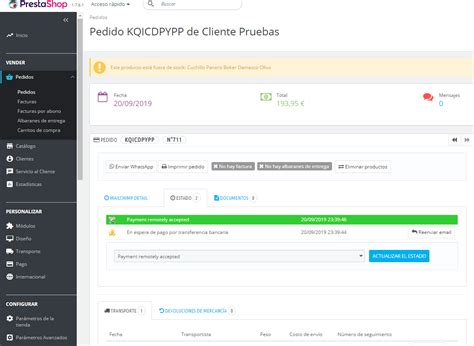 Ps 1761 Two States When Creating Orders With Payment By Transfer · Issue 15639 · Prestashop