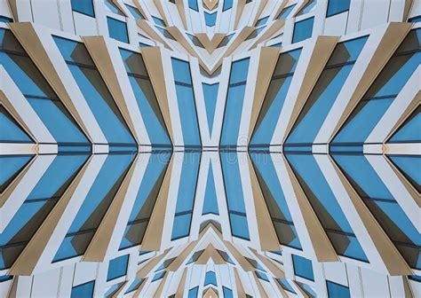 Futuristic Abstract Design With Geometric Shapes With Reflection Stock Image Image Of Electric