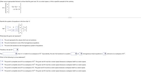 Solved Either Use An Appropriate Theorem To Show That The Chegg Com