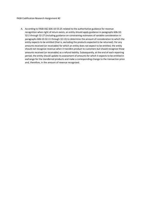 Required Information Research Case 4 2 Static FASB Codification Locate And Extract Relevant