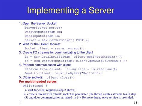 Ppt Network Programming And Java Sockets Powerpoint Presentation