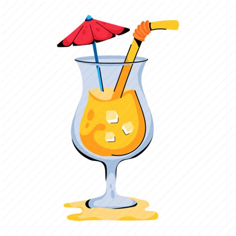 Summer Cocktail Beach Drink Beach Cocktail Tropical Drink Refreshing Drink Icon Download